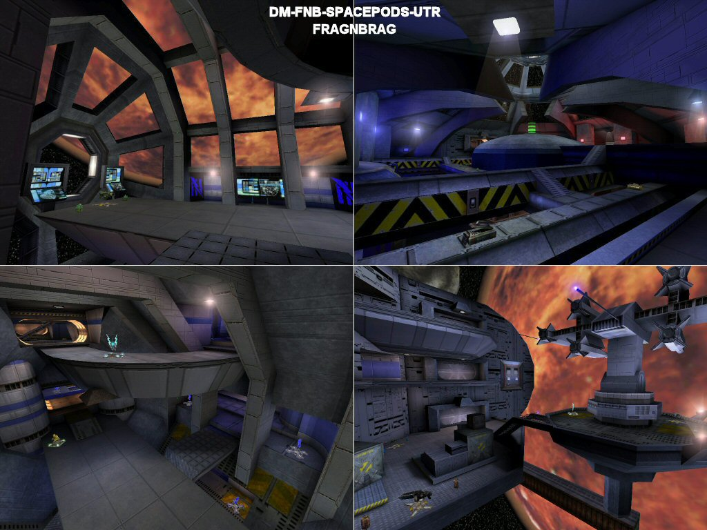 Unreal Archive / Unreal Tournament (UT99) / Maps / DeathMatch / DM-FNB-SpacePods-UTR